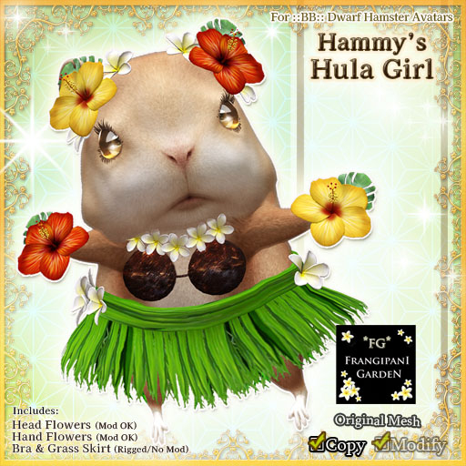 Second Life Marketplace Fg Hammys Hula Girl